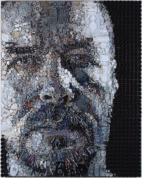 Incredible Junk Portraits by Zac Freeman | Amusing Planet